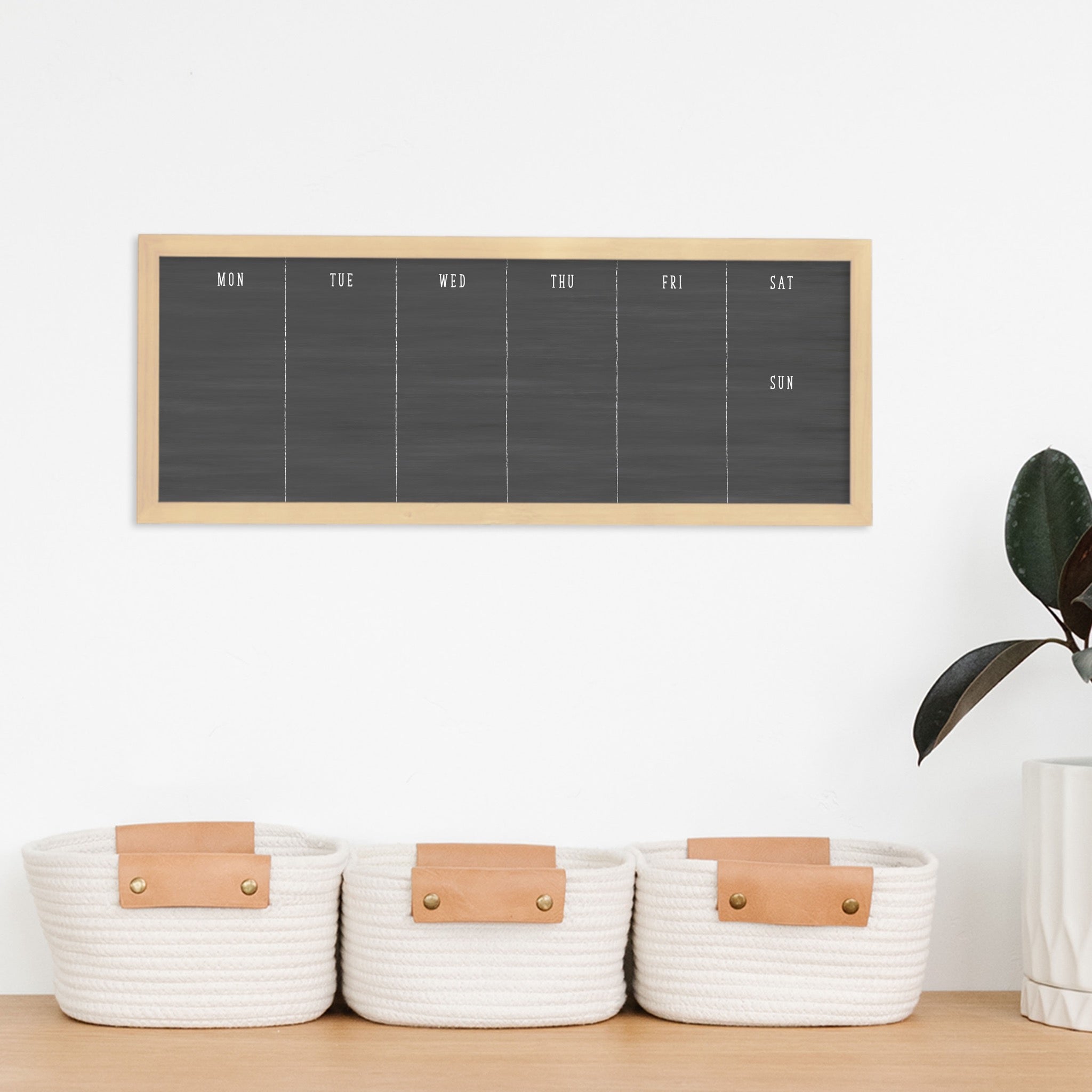 Slim Framed Whiteboard | Vertical Multi-style – circleandsquaredecor