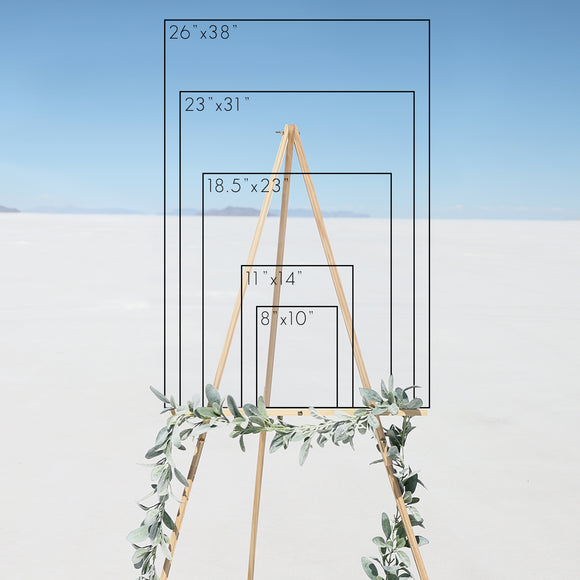 Clear Acrylic Unplugged Ceremony Sign | Vertical Olivia ...