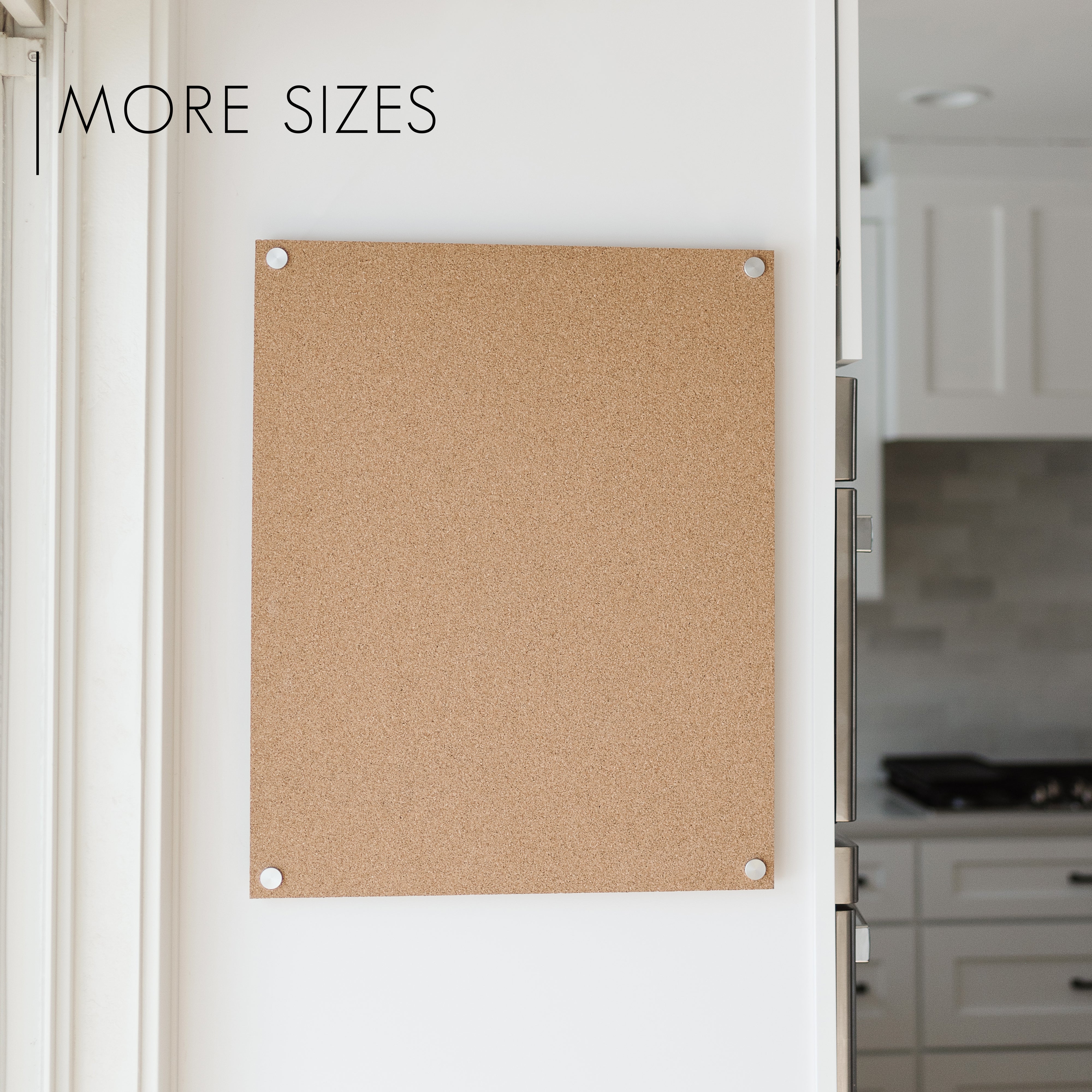 Large Blank Cork Board | circleandsquaredecor