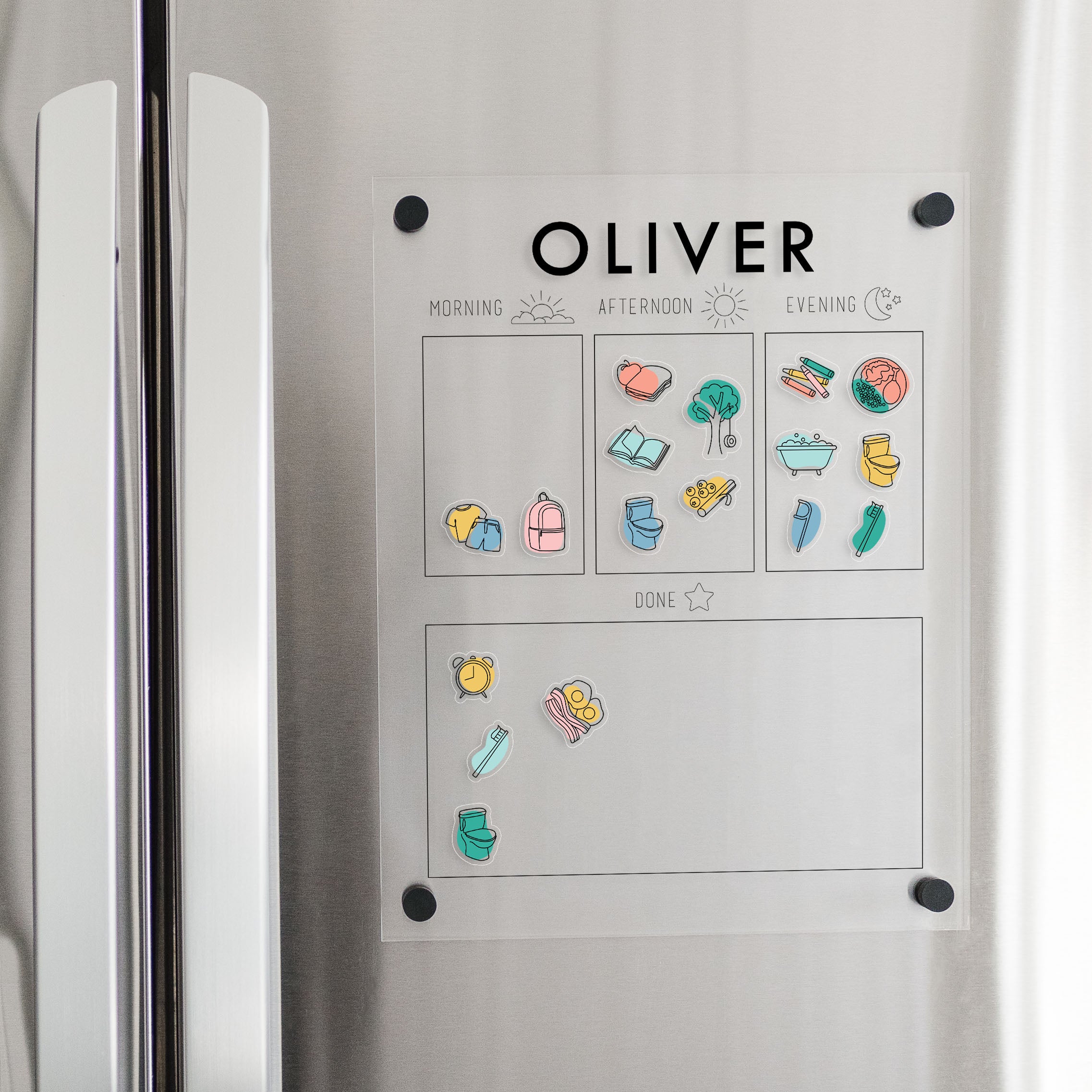 1 Person Acrylic Fridge Routine Board | Vertical Craig ...