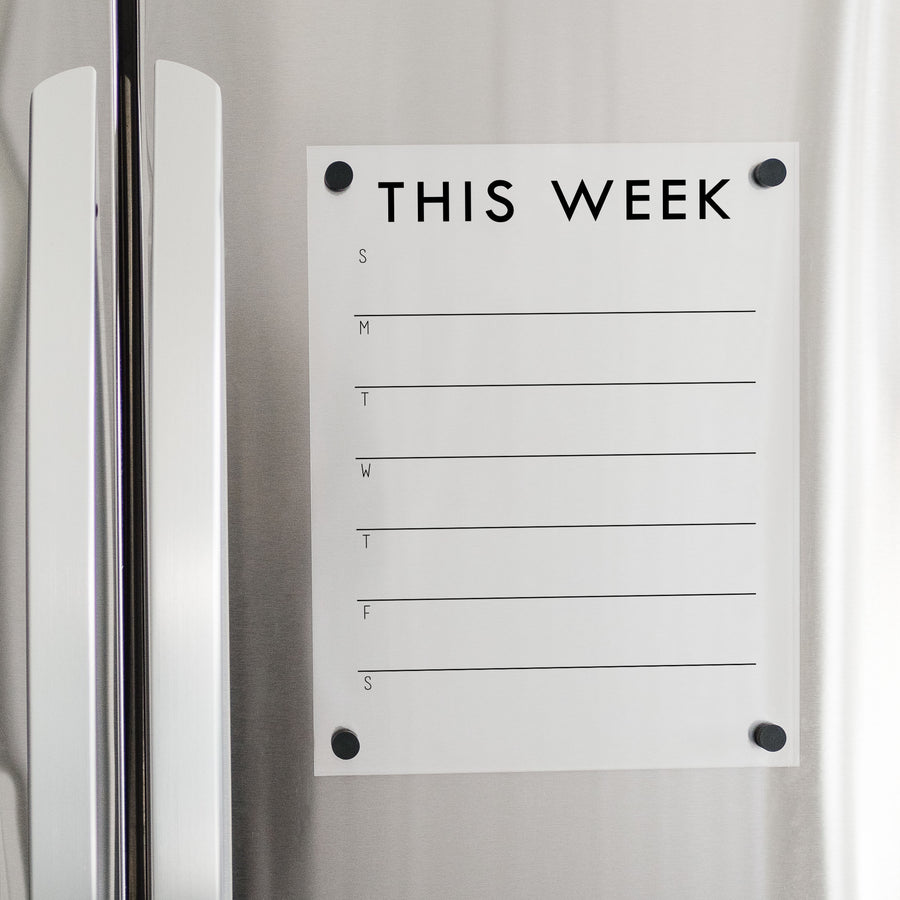 Magnetic Dry-Erase Fridge Boards | Circle and Square – circleandsquaredecor