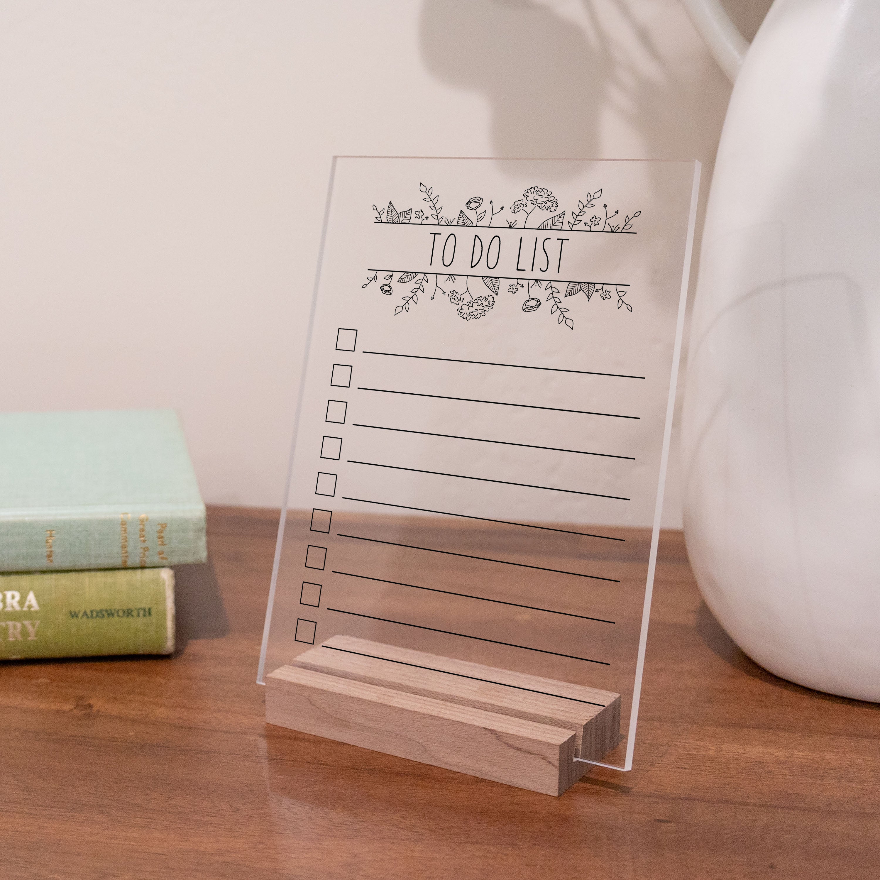 Personalized Acrylic To Do List | Lucy Style – circleandsquaredecor