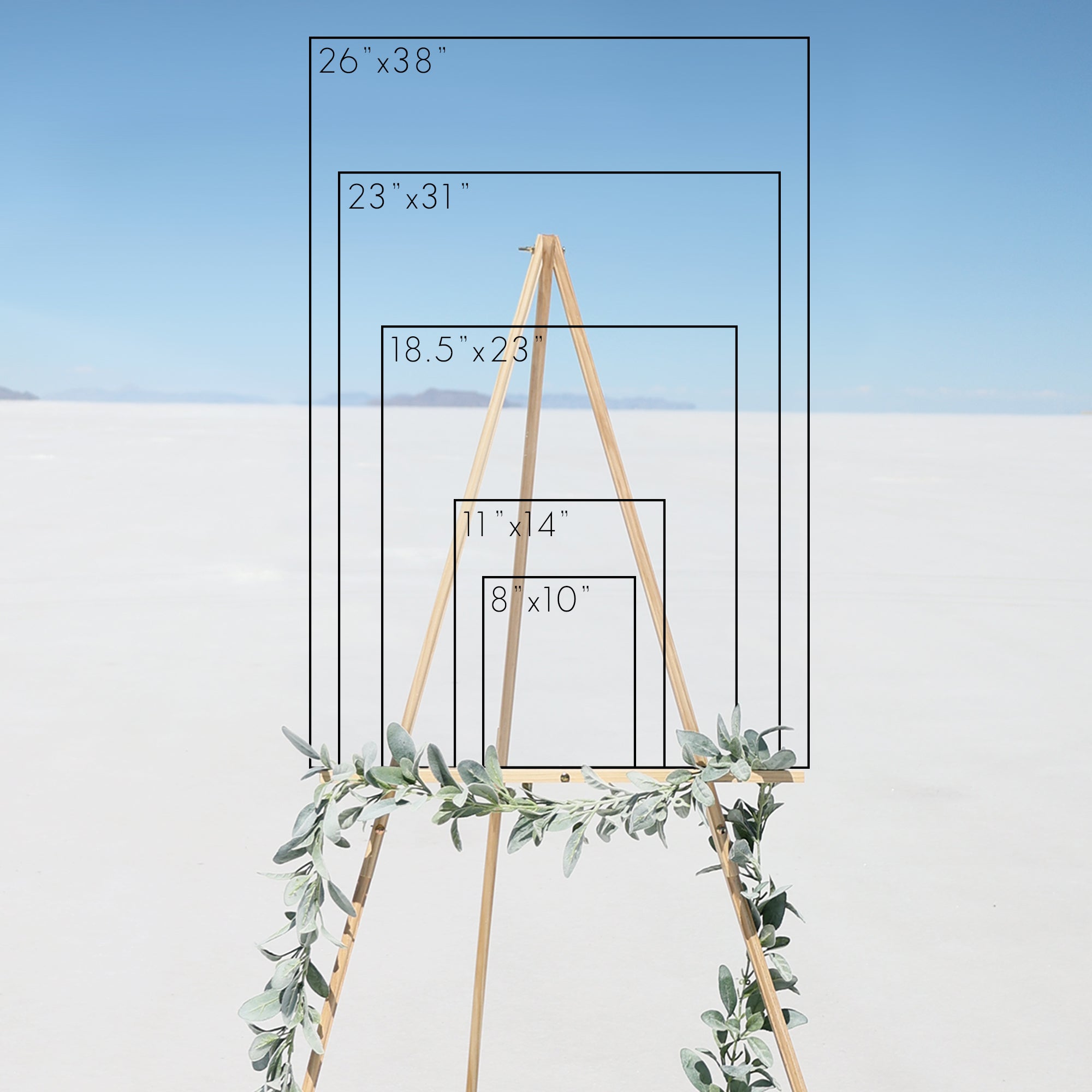 Clear Acrylic Welcome Sign | Vertical Olivia | circleandsquaredecor